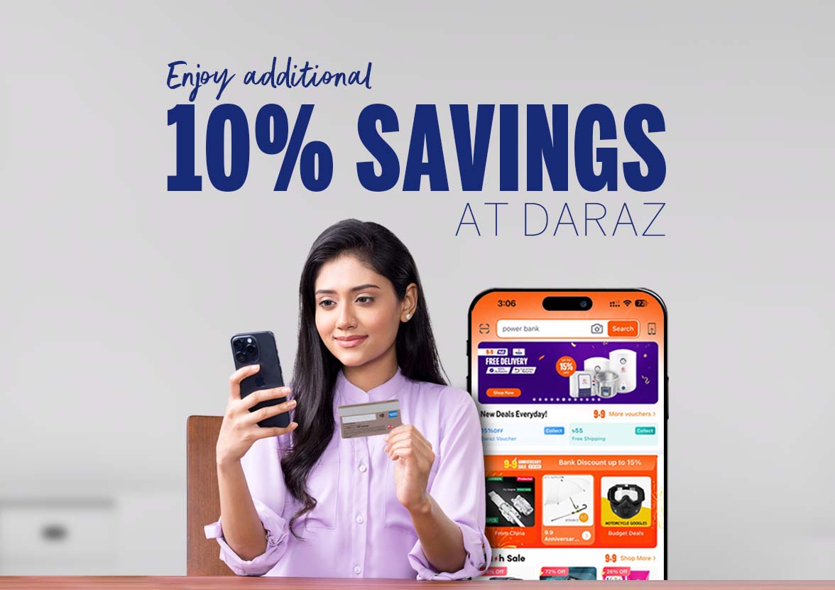 Enjoy additional 10% savings at Daraz