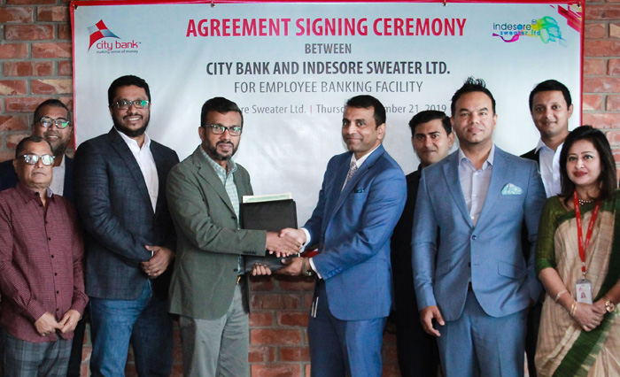 City Bank Signs Agreement with Indesore Sweater Ltd.
